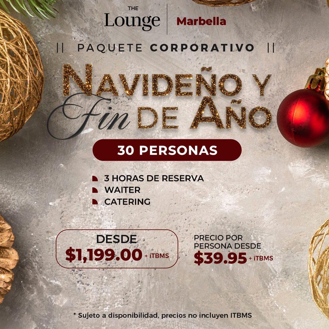 Paquete de Navidad y Fin de Año Diamond en The Lounge Marbella – The ...
